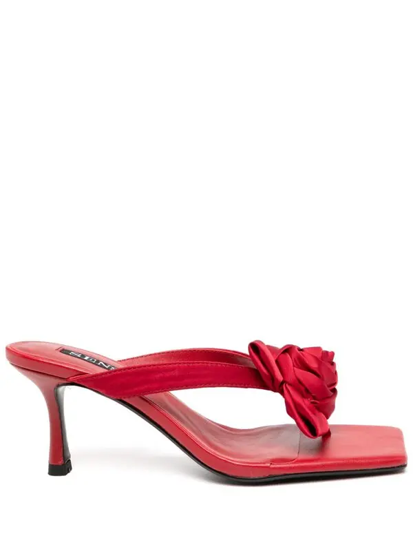 Senso 70mm Electra Heeled Mules - Red