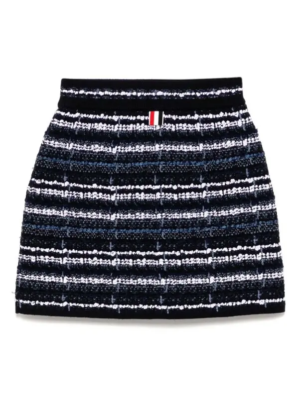 Thom Browne Tweed Mini Skirt