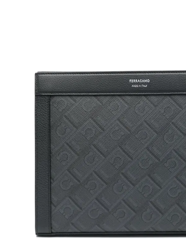 FERRAGAMO Monogram Clutch