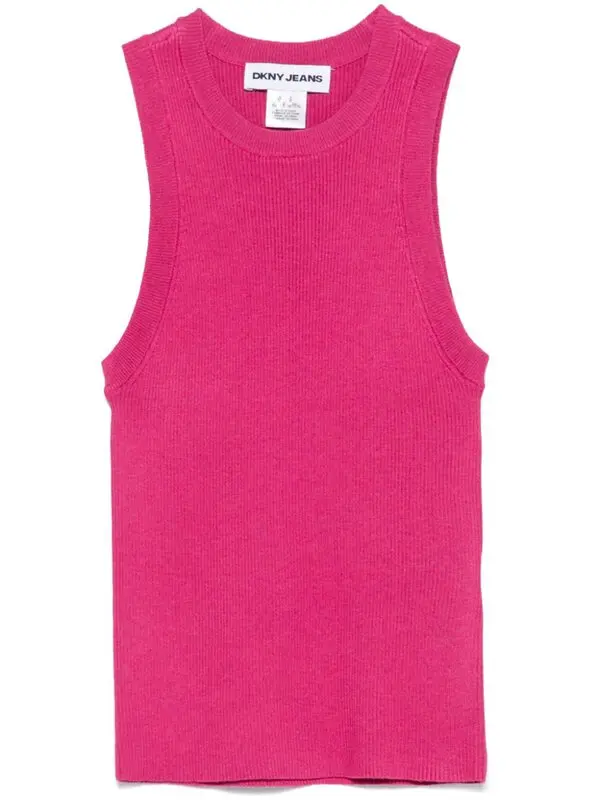 Dkny Ribbed-knit Tank Top