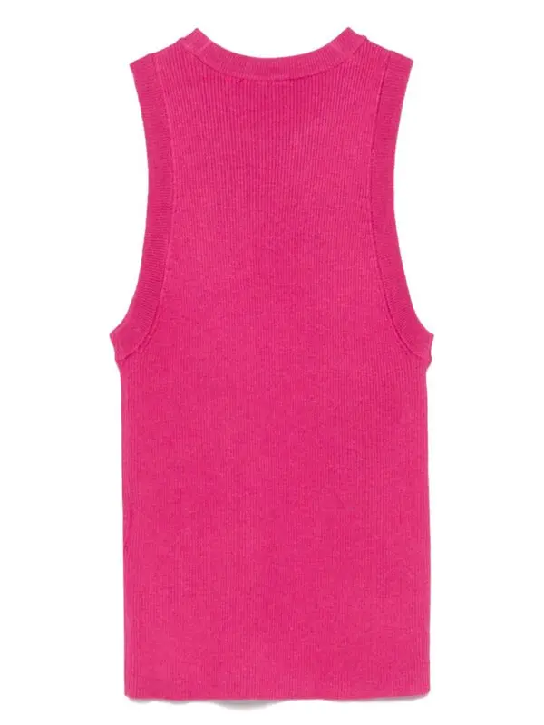 Dkny Ribbed-knit Tank Top
