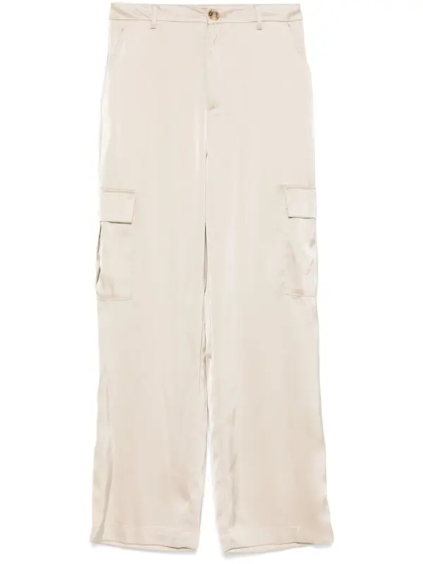 Dkny High-rise Satin Trousers