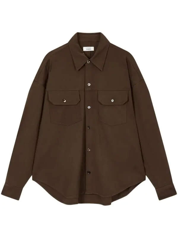 STUDIO TOMBOY Wool Two-pocket Shirt