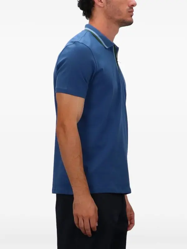 Paul Smith Half-zip Polo Shirt - Blue
