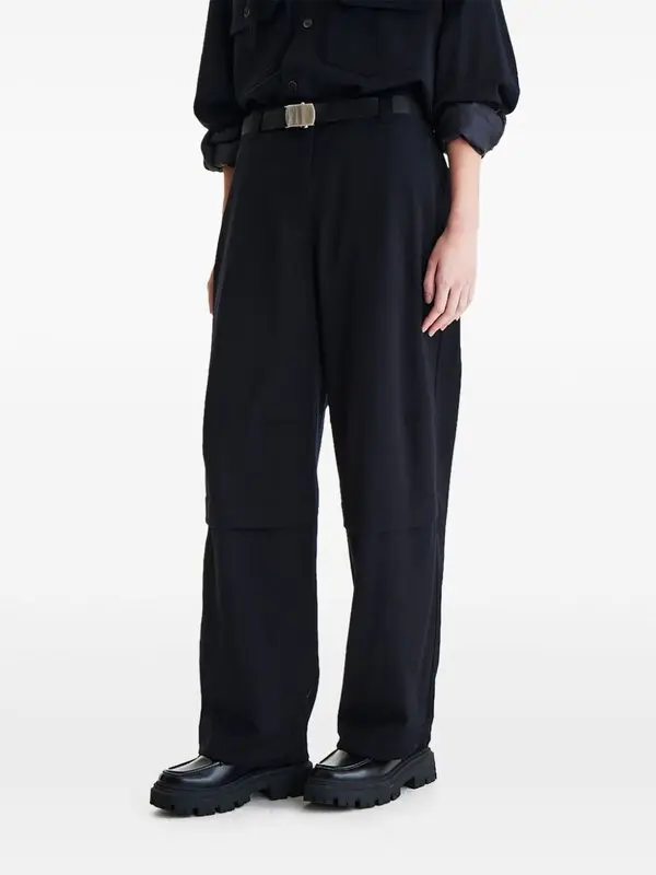 STUDIO TOMBOY Wool Belted Trousers - Black