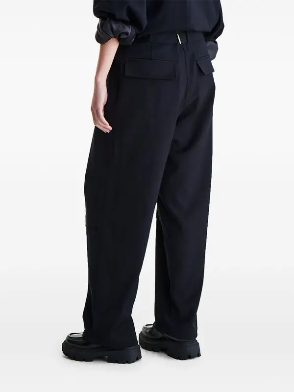 STUDIO TOMBOY Wool Belted Trousers - Black