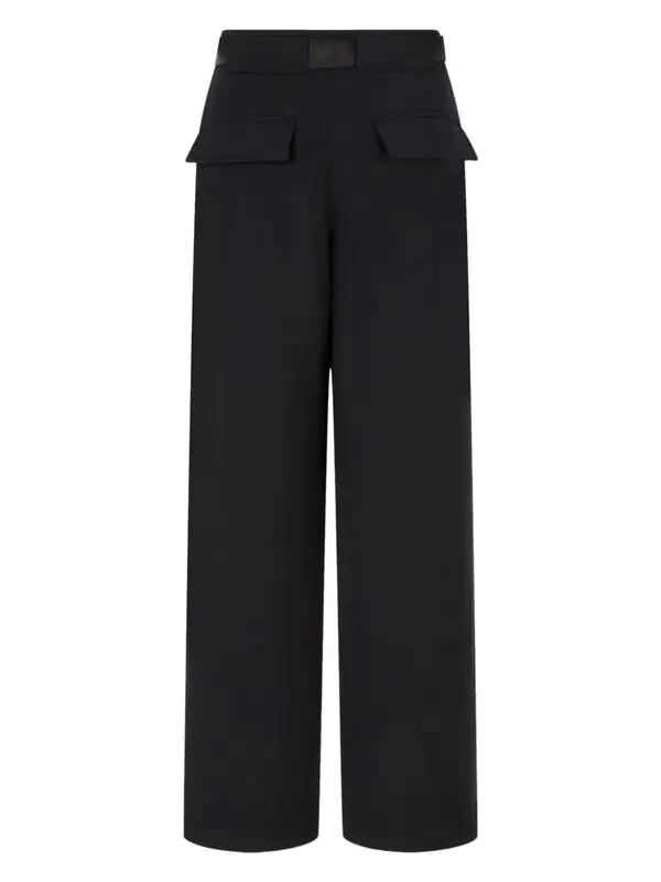 STUDIO TOMBOY Wool Belted Trousers - Black