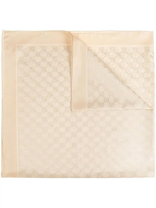 Gucci Gg Silk Scarf