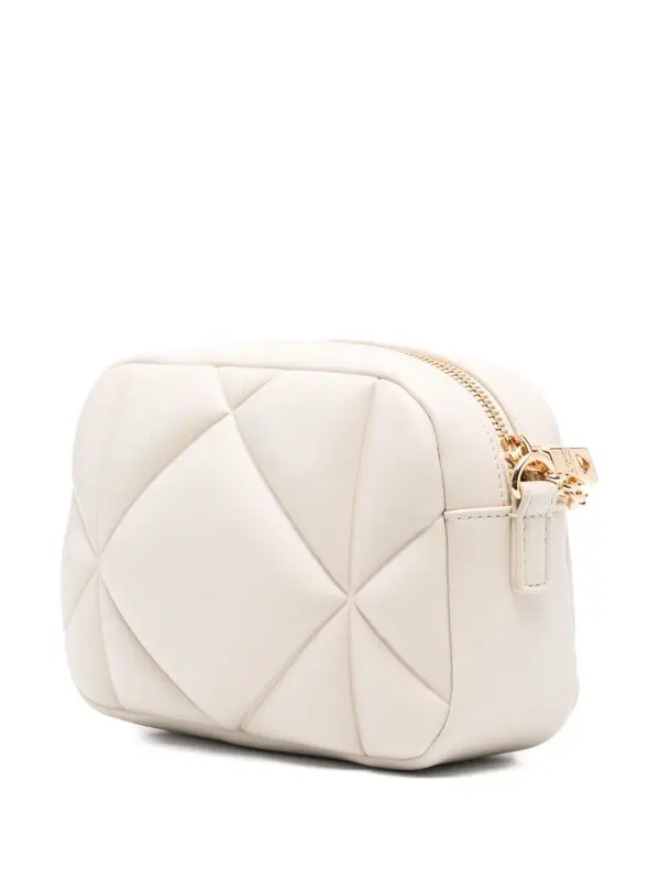 Moschino Logo-plaque Crossbody Bag - Neutrals