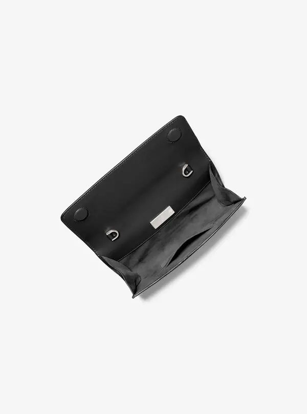 Michael Kors Cate Leather Clutch
