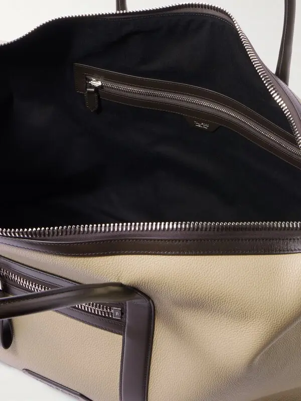 TOM FORD Buckley Full-grain Leather Weekend Bag