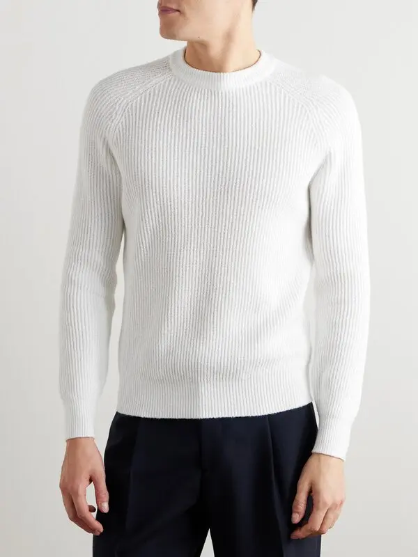 Brunello Cucinelli Ribbed Cotton Sweater