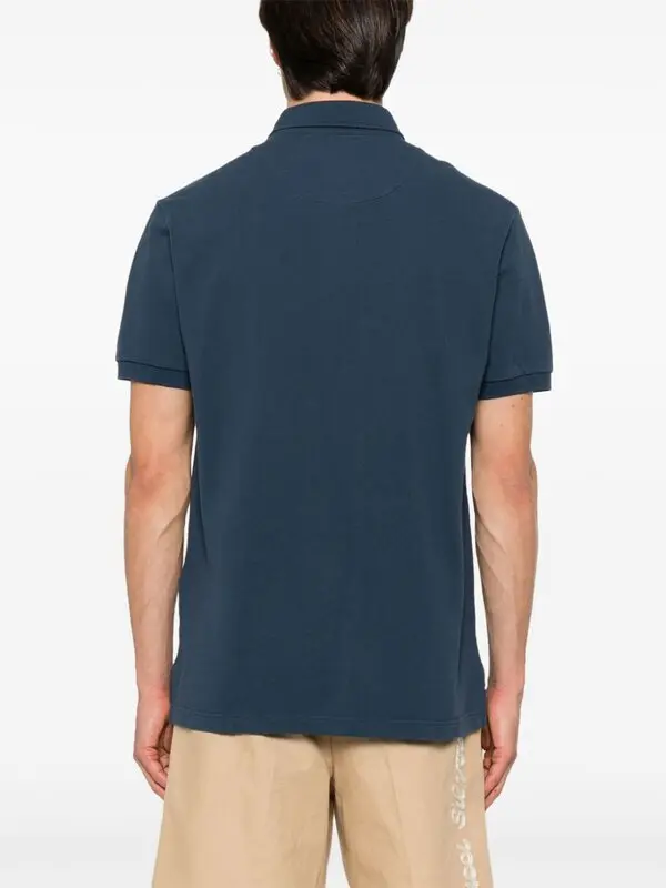 Etro Button Placket Polo Shirt - Blue