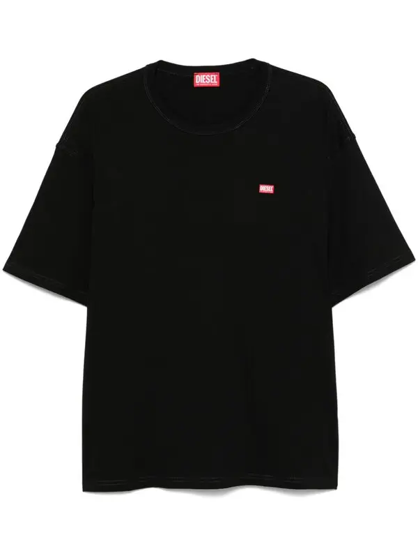 DIESEL® T-boxt-r30 Logo-print T-shirt - Black