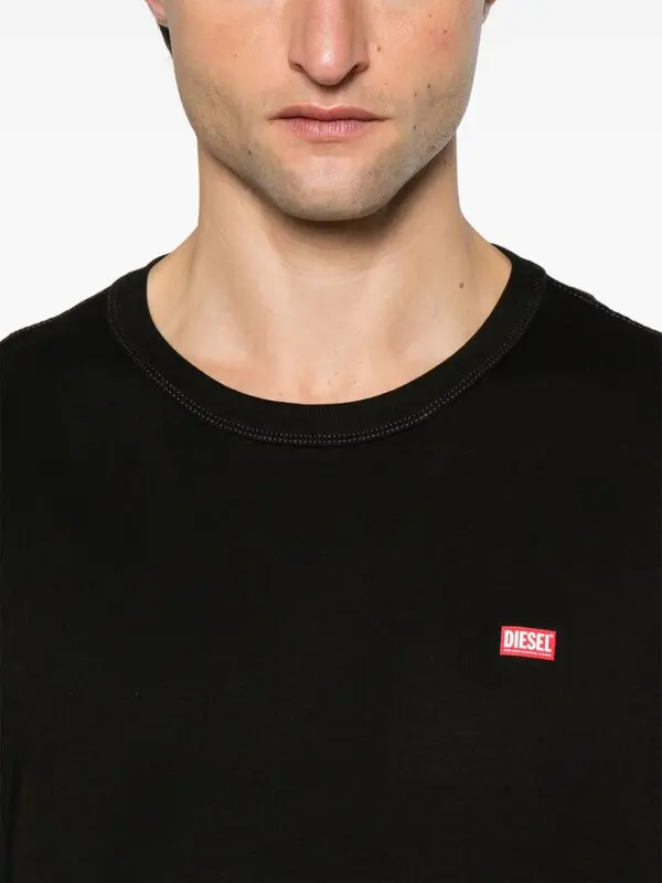 DIESEL® T-boxt-r30 Logo-print T-shirt - Black