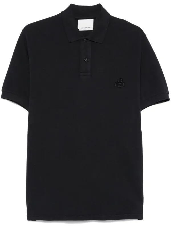 MARANT Afko Polo Shirt - Black