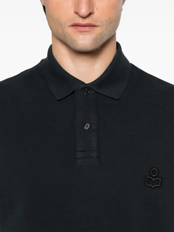 MARANT Afko Polo Shirt - Black