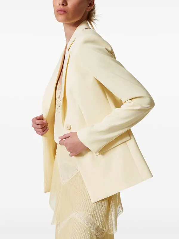 TWINSET Crepe Blazer - Neutrals