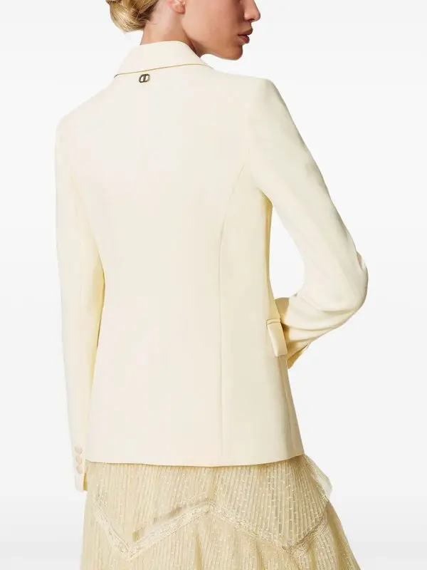 TWINSET Crepe Blazer - Neutrals