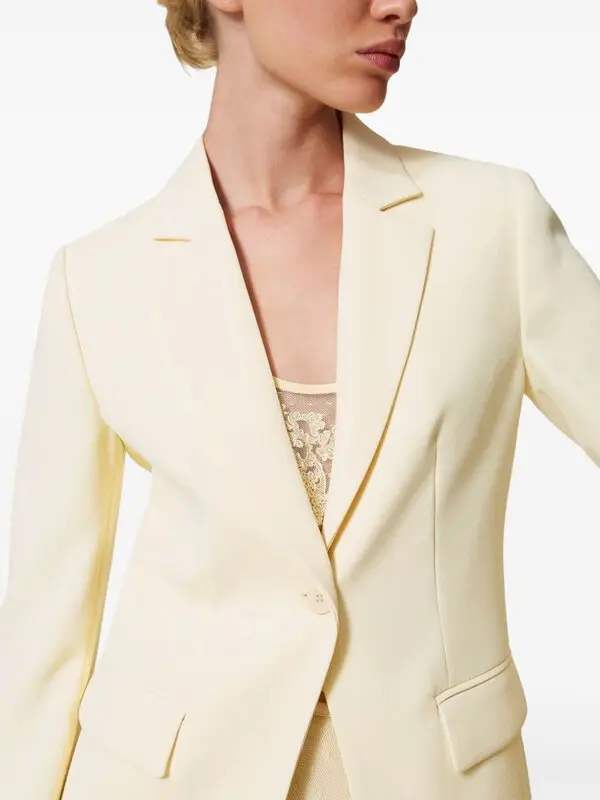 TWINSET Crepe Blazer - Neutrals