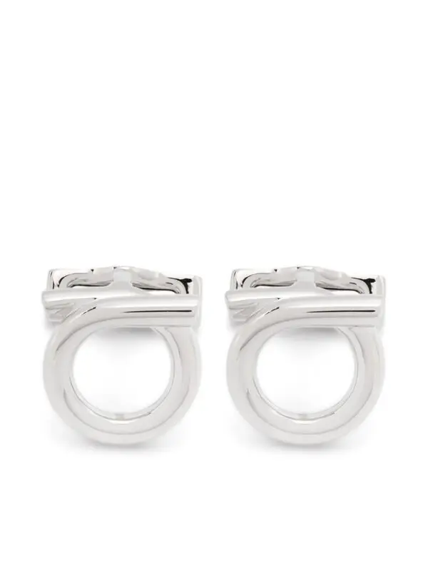 FERRAGAMO Gancini Cufflinks - Silver