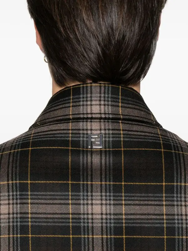 Fendi Tartan Jacket