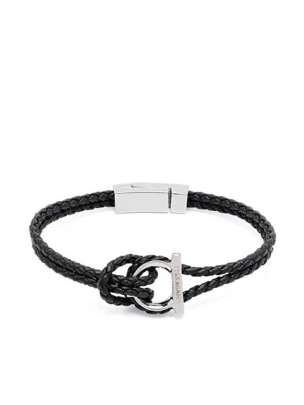 FERRAGAMO Gancini Bracelet - Black
