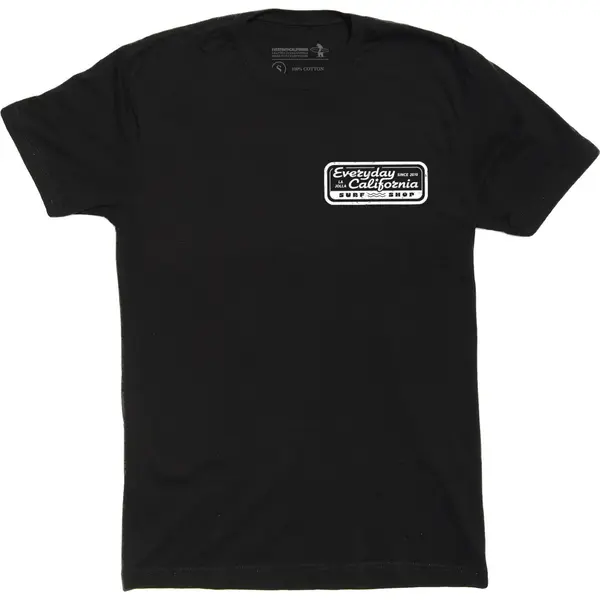 EVERYDAY CALIFORNIA Surf Shop Tee Shirt - Black