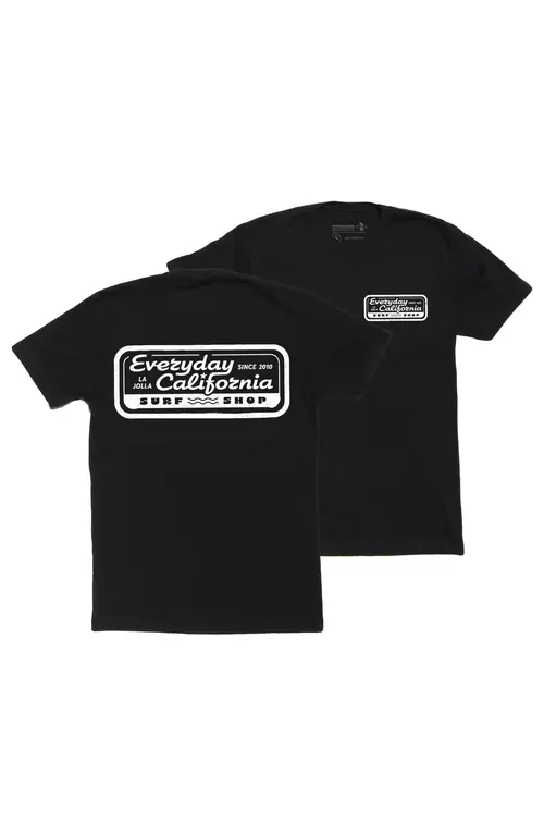 EVERYDAY CALIFORNIA Surf Shop Tee Shirt - Black