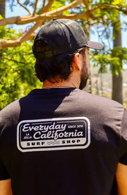 EVERYDAY CALIFORNIA Surf Shop Tee Shirt - Black