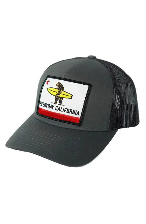 EVERYDAY CALIFORNIA Shores Trucker Cap - Charcoal