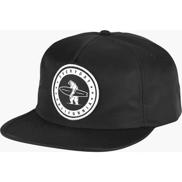 EVERYDAY CALIFORNIA Waterproof Snapback Cap - Black