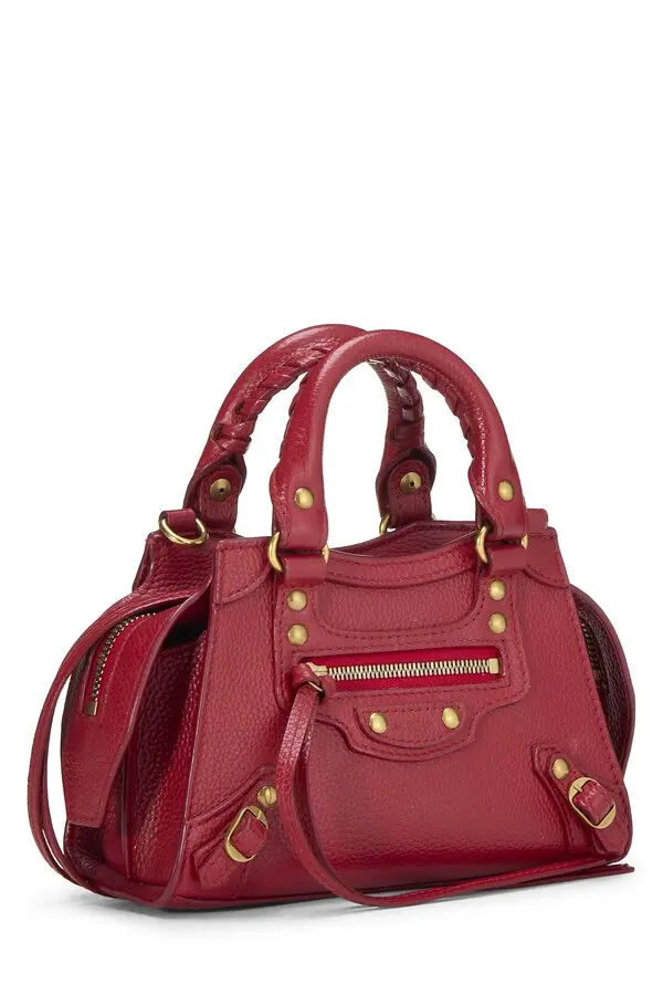 Balenciaga Calfskin Neo Classic City Bag - Red
