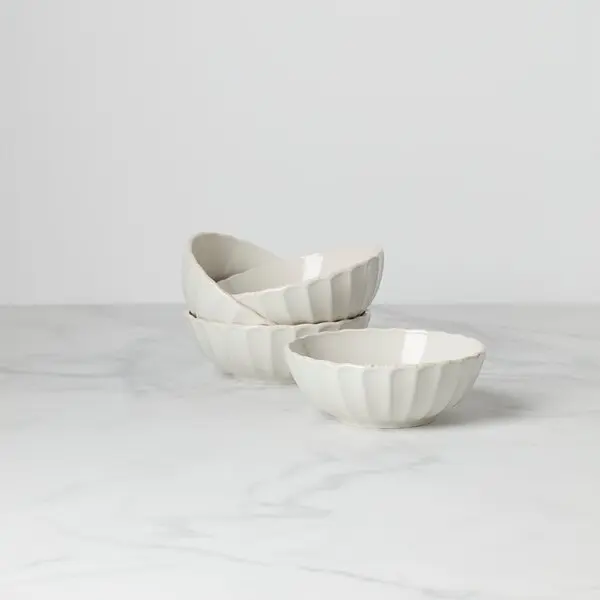 LENOX French Perle All Purpose Bowl, Set Of 4 - White