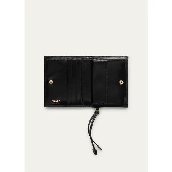 Prada Bifold Soft Leather Wallet - Nero