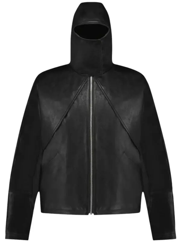 FLANEUR Leather Balaclava Jacket