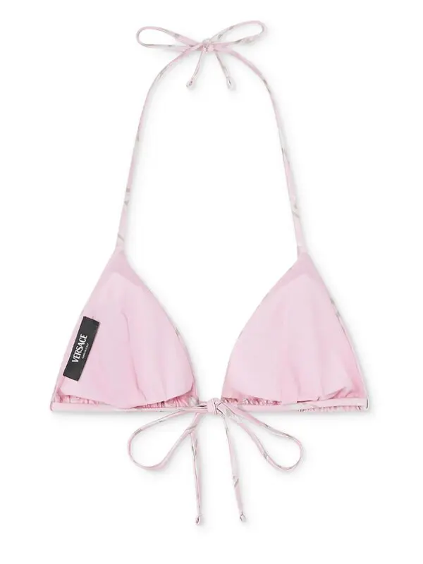 Versace Treasure Bikini Top - Pink