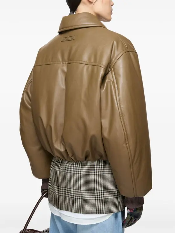 Acne Studios Coated Bomber Jacket - Green