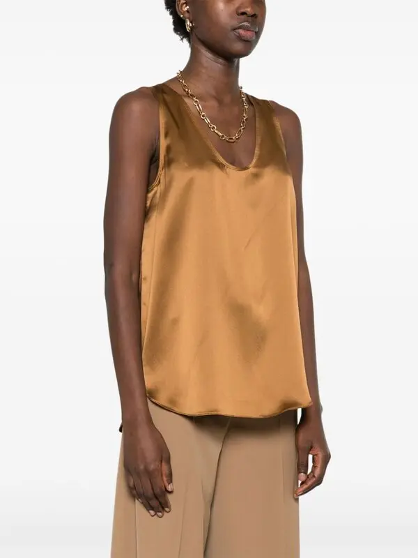 Max Mara Filly Top - Brown