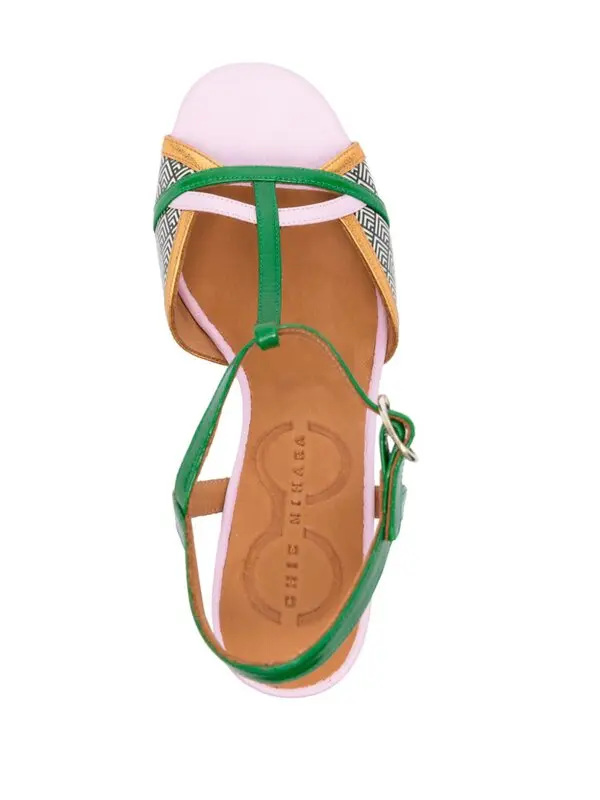 Chie Mihara 85mm Bejoi Sandals - Green