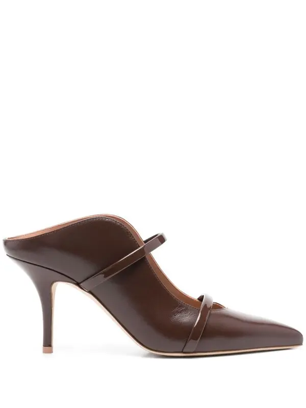 MALONE SOULIERS 70mm Maureen Mules - Brown