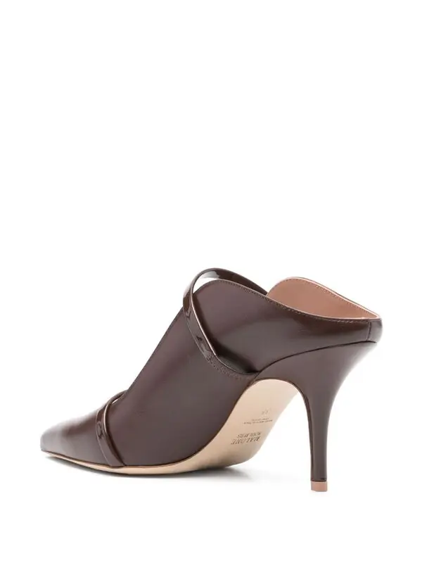 MALONE SOULIERS 70mm Maureen Mules - Brown