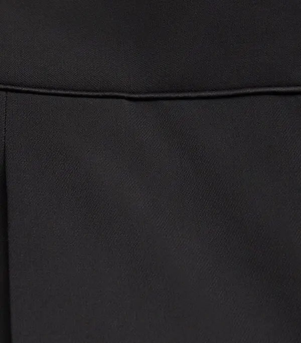 Giorgio Armani Virgin Wool Straight Leg Trousers