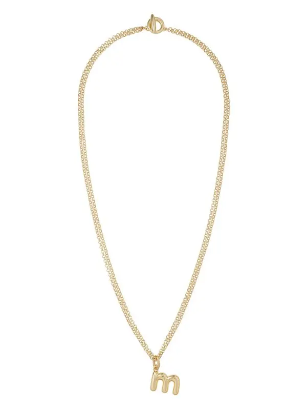 ROXANNE ASSOULIN The Puffy Initial Necklace - Gold