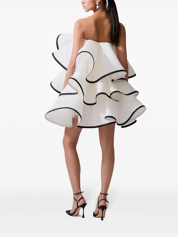 Carolina Herrera Ruffled Mini Dress