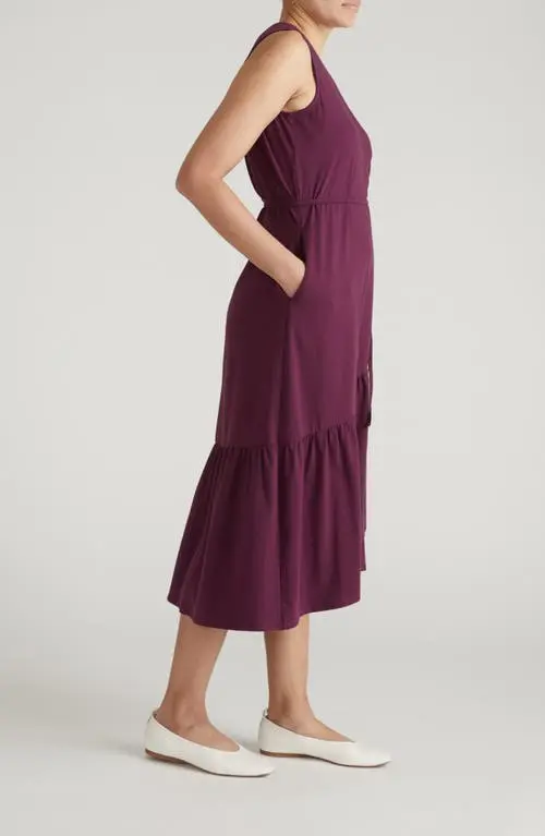Universal Standard Twirl Tiered Wrap Dress - Gamay