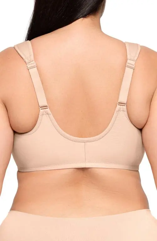 GLAMORISE Front Clasp Underwire Bra - Cafe