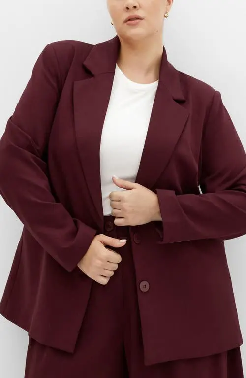City Chic Ponte Knit Blazer