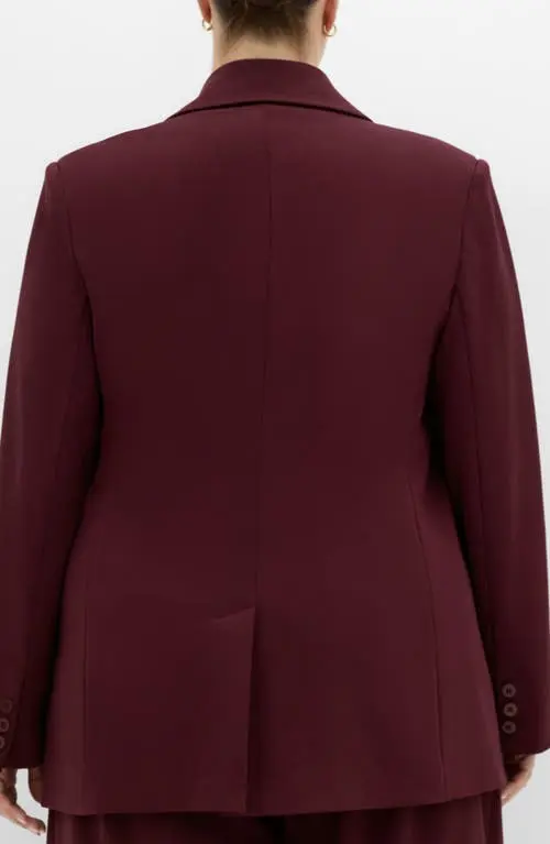 City Chic Ponte Knit Blazer