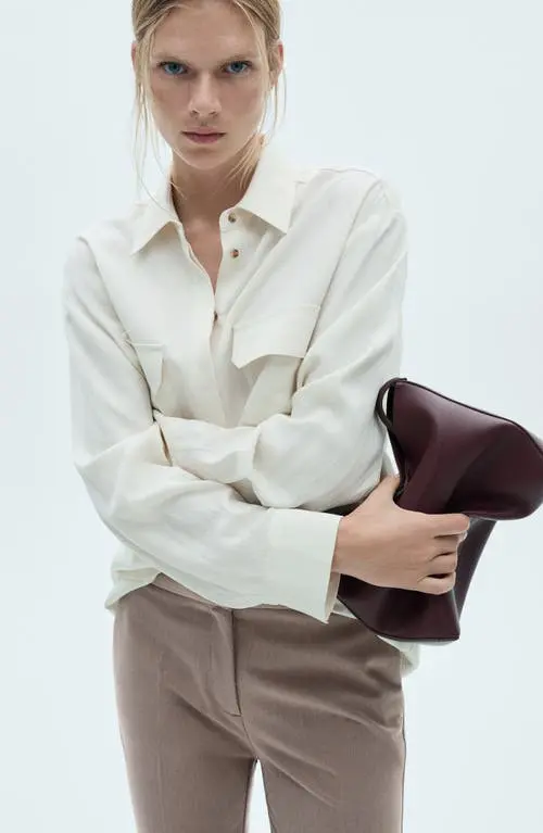 Mango Flare Trousers